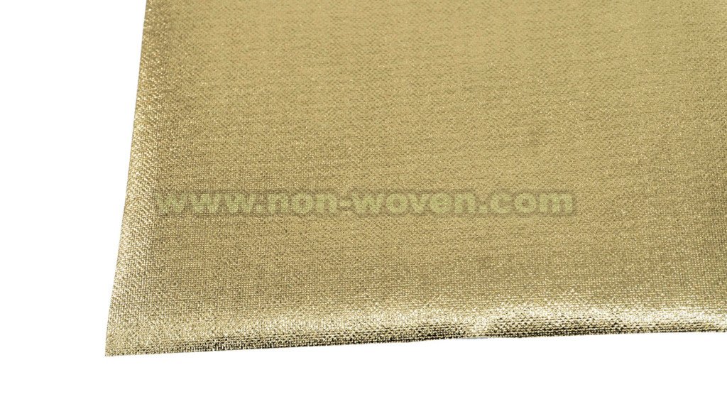Metallic Laminated Non-woven Fabric Golden – Advanced Non-Woven Fabric ...