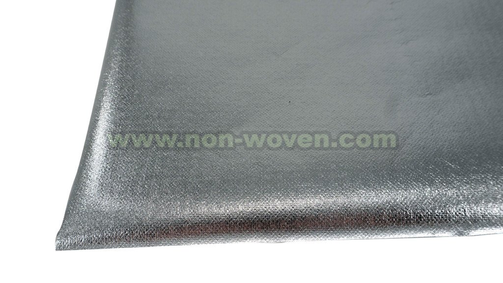 Shiny Laminated Non-woven Fabric Silver – Non woven Fabric Manufacturer ...